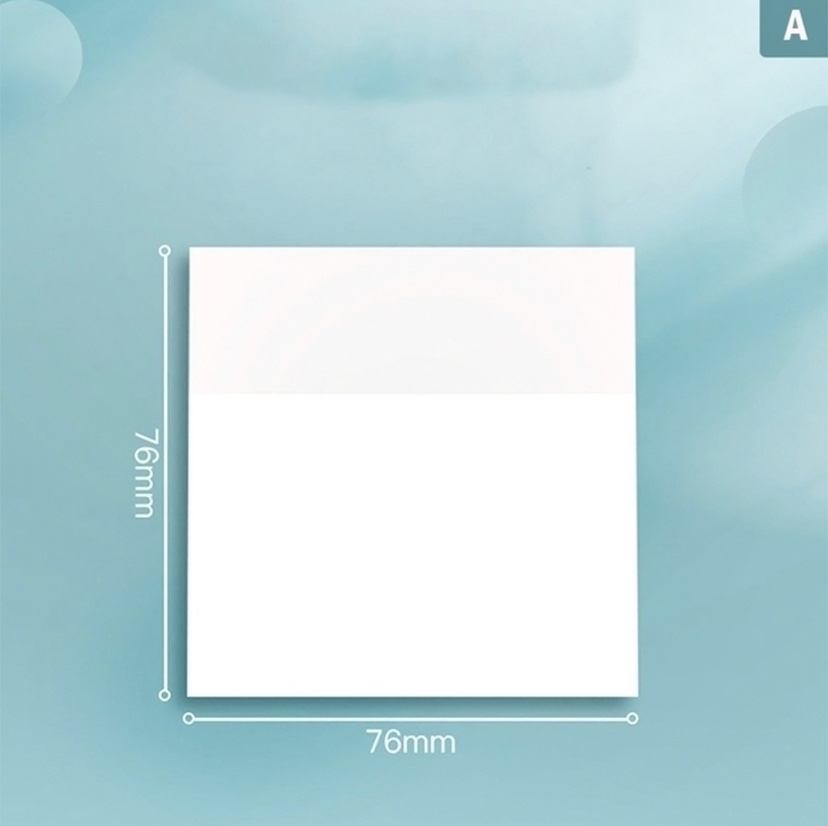 Post it transparente – Fofura de Caneta